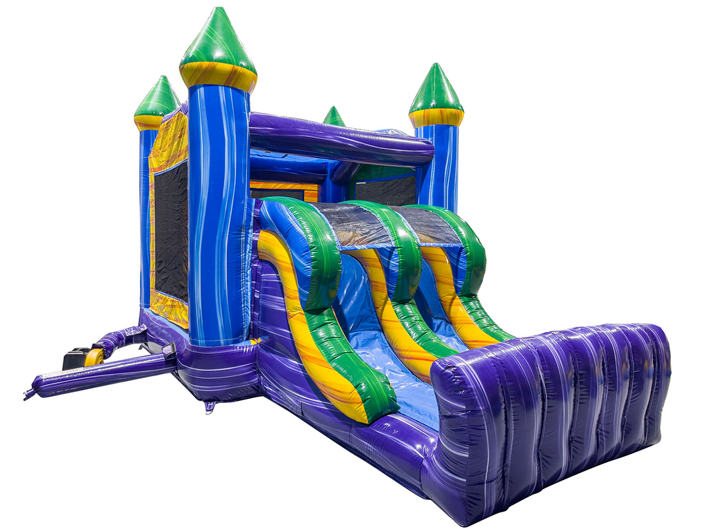 22' Purple Blue Marble Combo – Gorilla Bounce