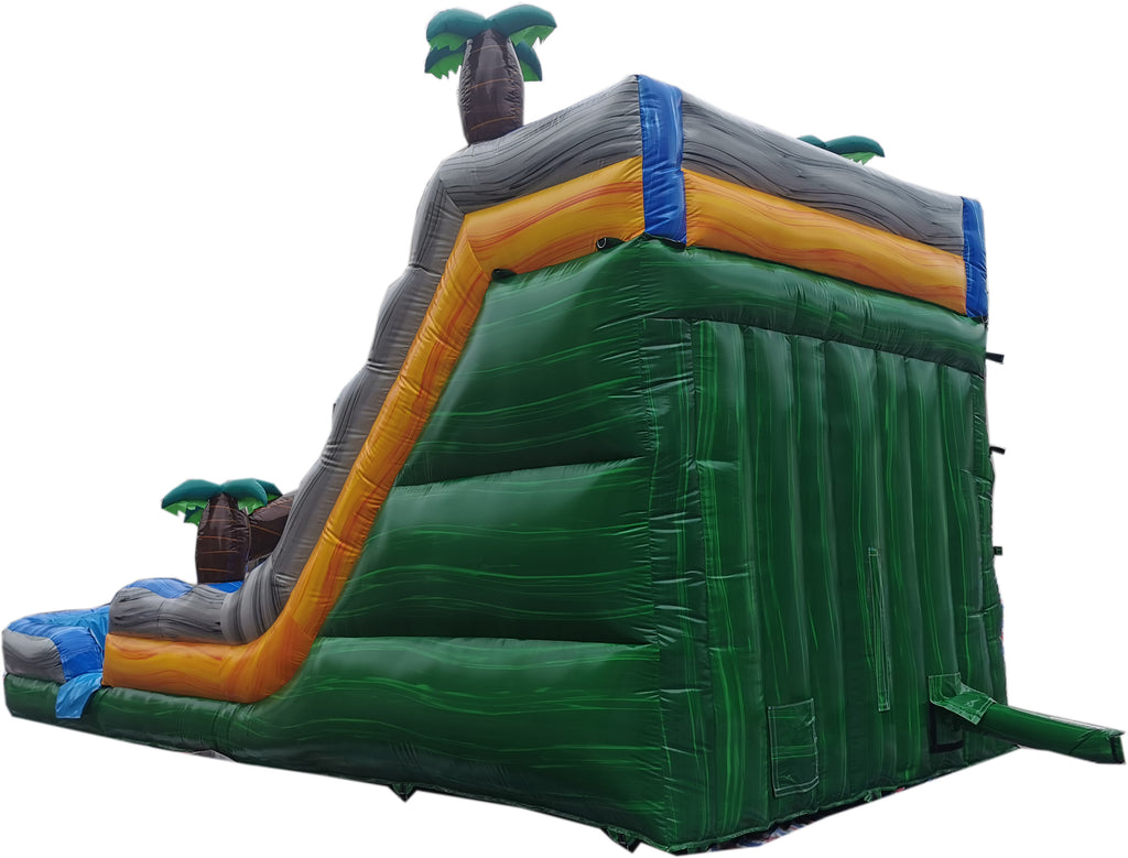 18'H Double Jungle Drop Water Slide – Gorilla Bounce