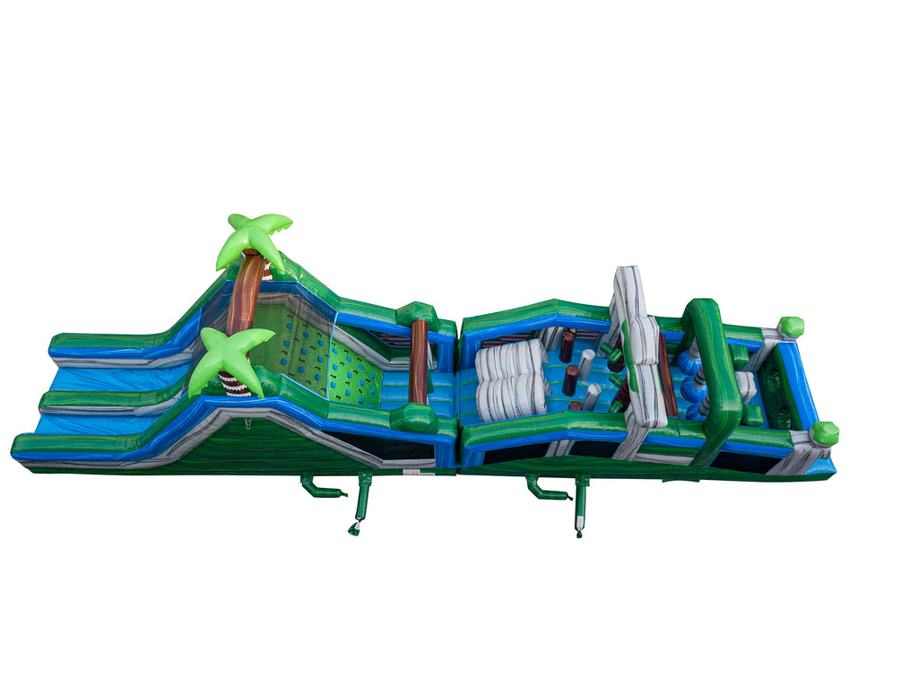 63' Jungle Adventure Marble Obstacle Course – Gorilla Bounce