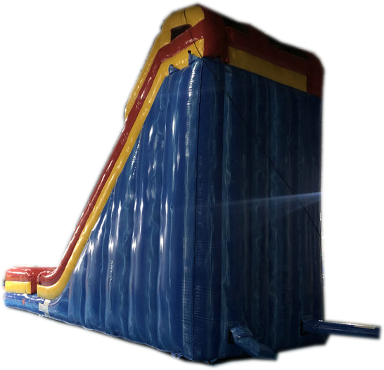 21' Red Yellow Blue Marble Water Slide – Gorilla Bounce
