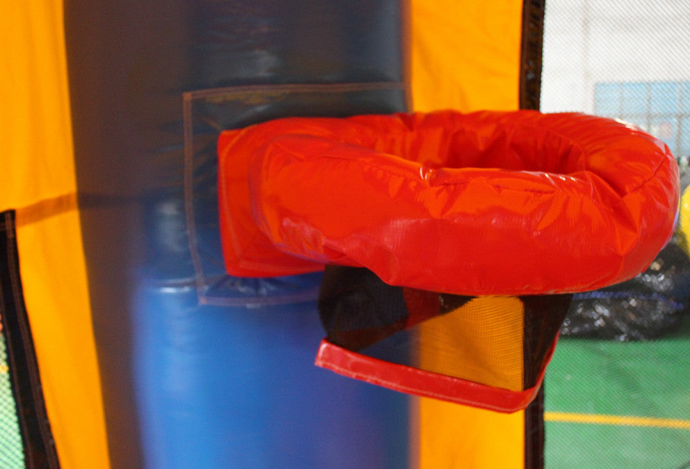 Bounce House Startup Package Square, Red, Yellow, Blue Slide Combo #33 ...