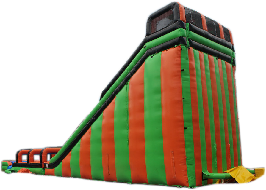 25'H Green & Orange Mega Water Slide & Slip N Slide – Gorilla Bounce